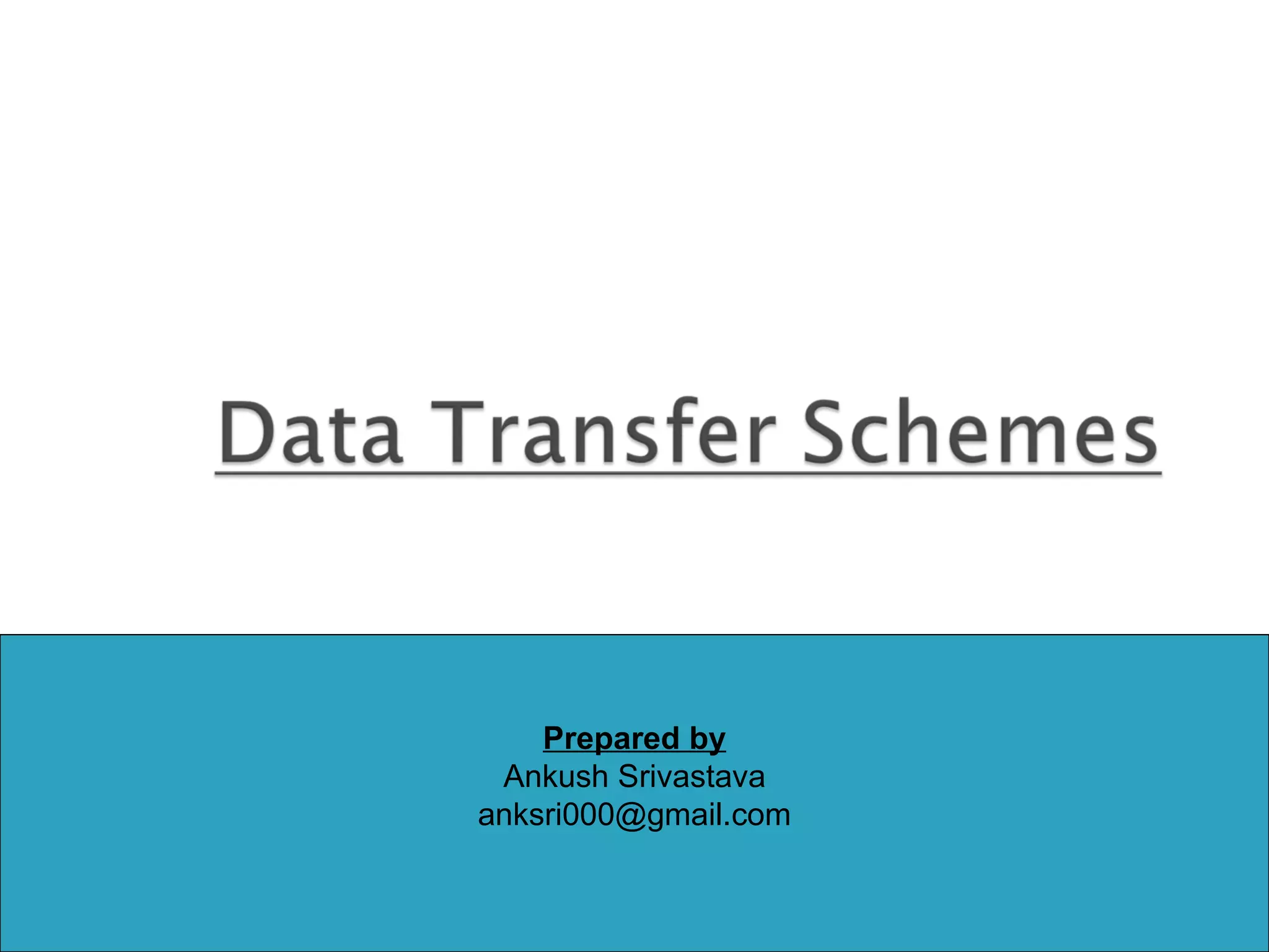 Data transferschemes | PPT