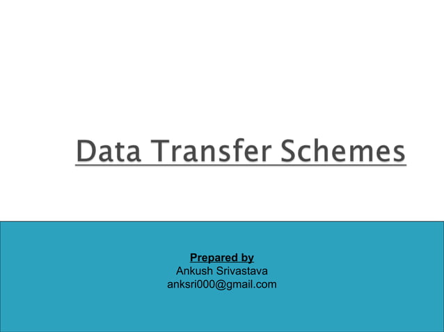 Data transferschemes | PPT