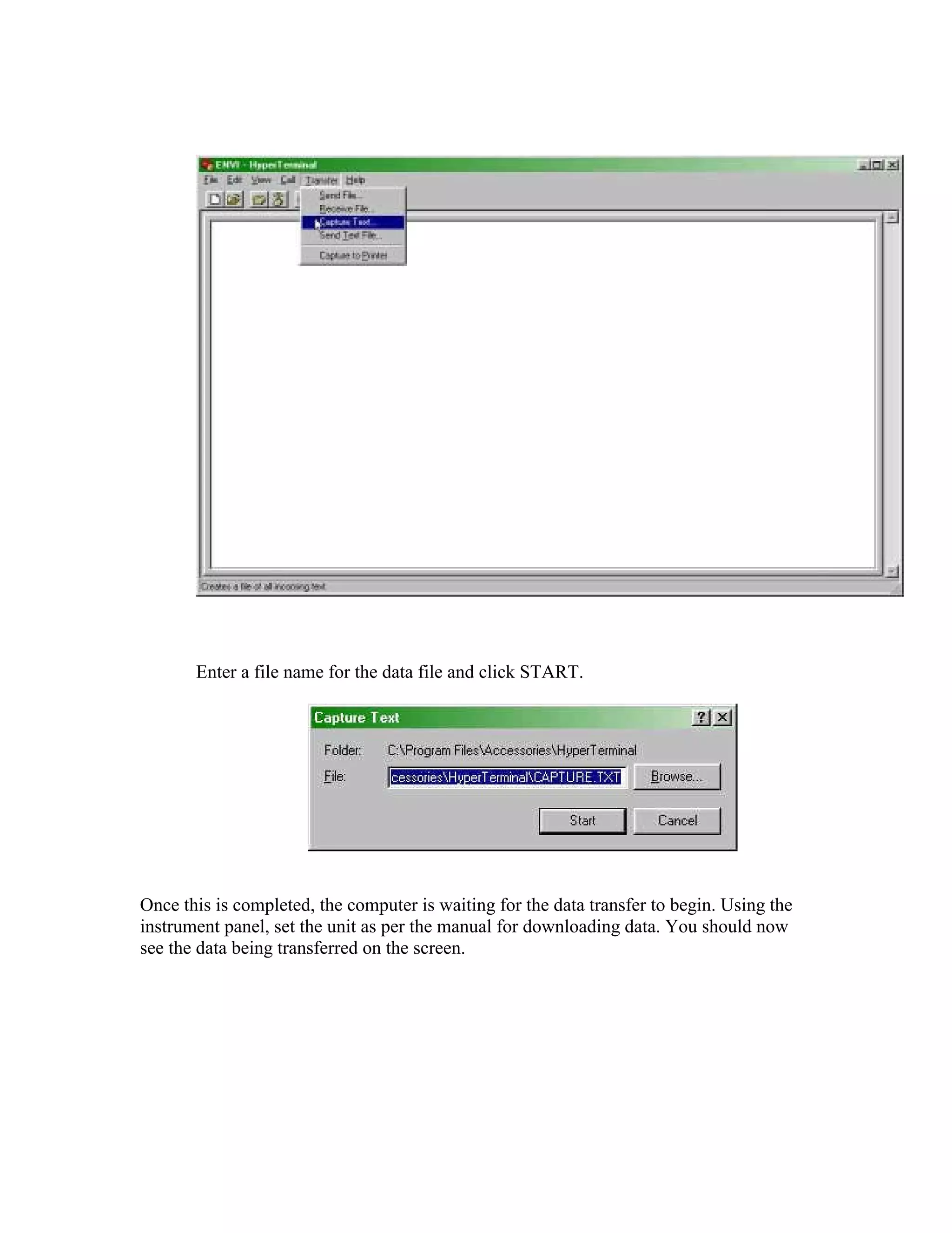 Data transfer using hyper terminal | PDF | Operating Systems | Computer ...