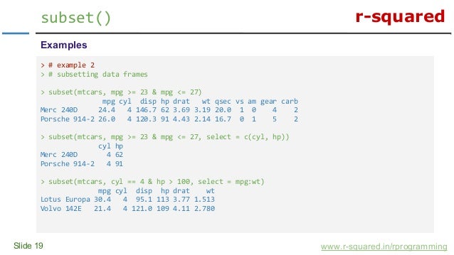 R Programming Transformreshape Data In R