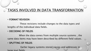 Data transformation | PPTX