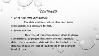 Data transformation | PPTX