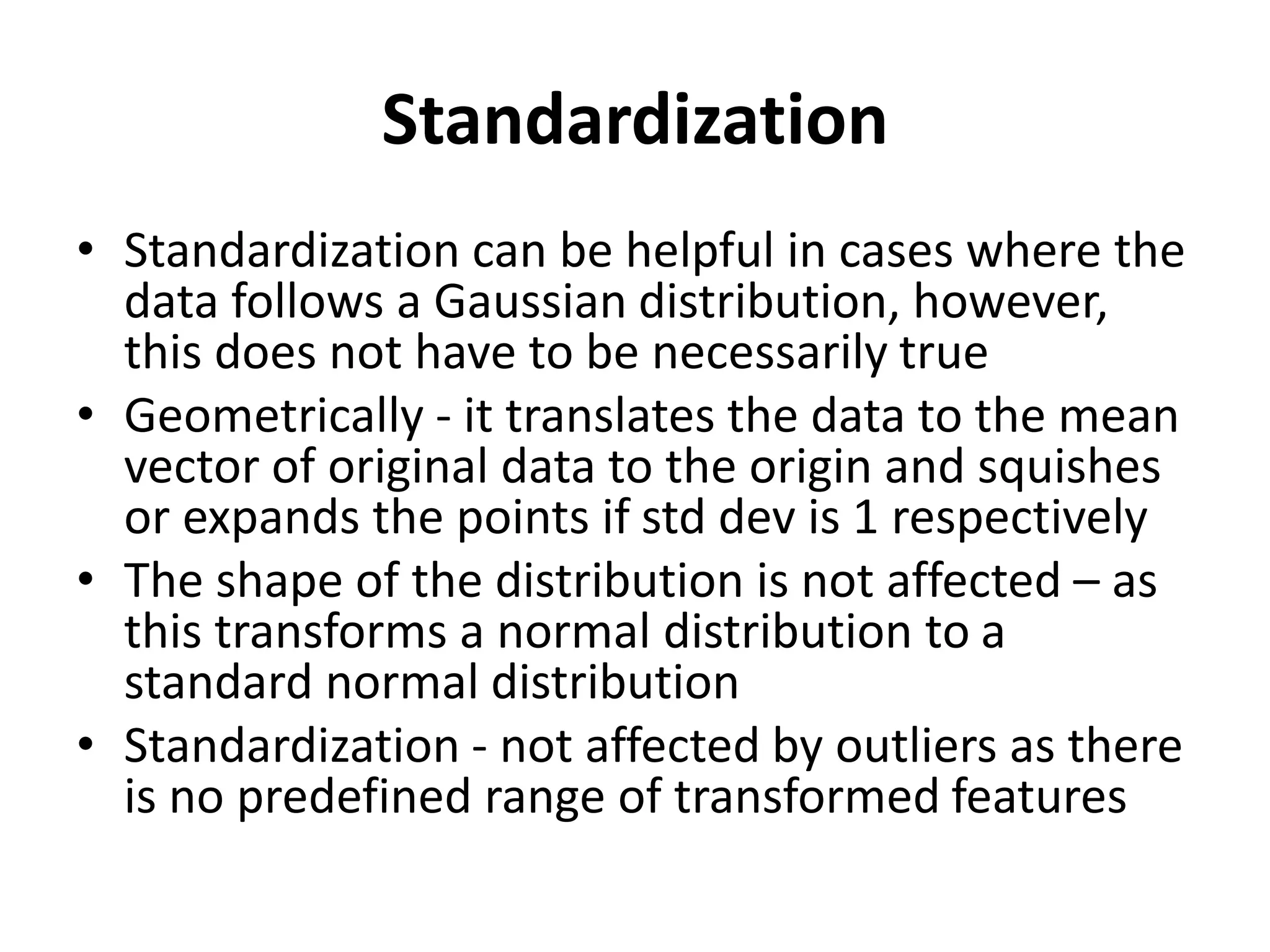 Data Transformation Standardization And Normalization Ppm Pptx