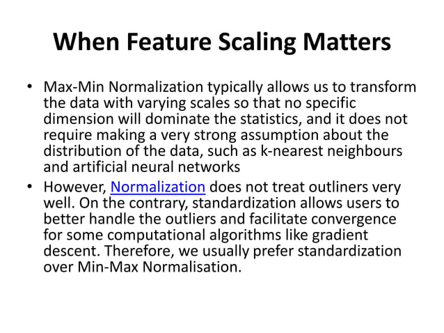 Data Transformation – Standardization & Normalization PPM.pptx | Computing | Technology & Computing