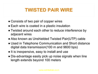 Data transmission media | PDF