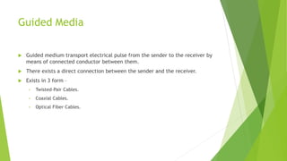 Data transmission media | PPT