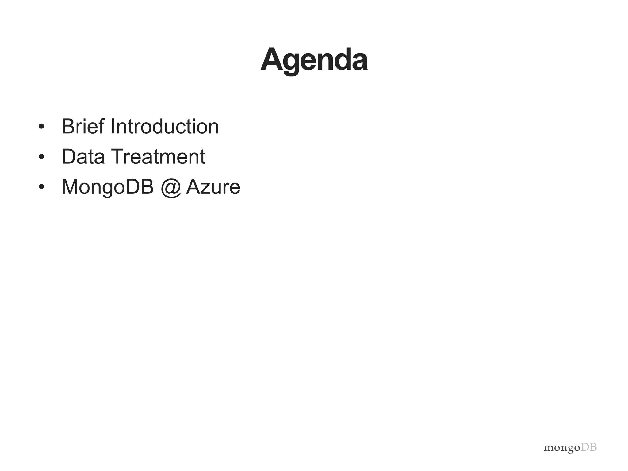 Data Treatment MongoDB | PPT