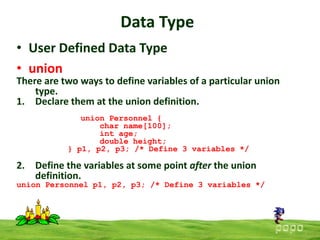 Data type | PPSX | Programming Languages | Computing