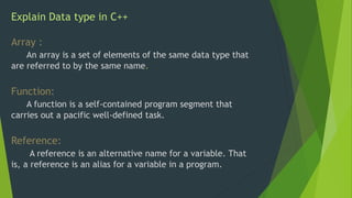 Data type | PPT