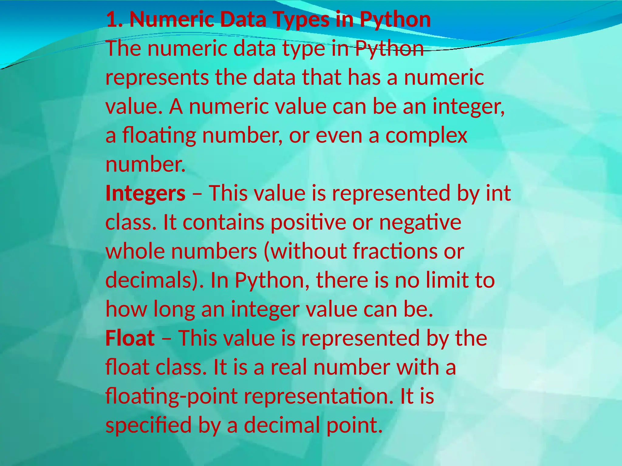 data type of pythonpython pytohn datagsdkghmkedhm,fdlbm | PPT