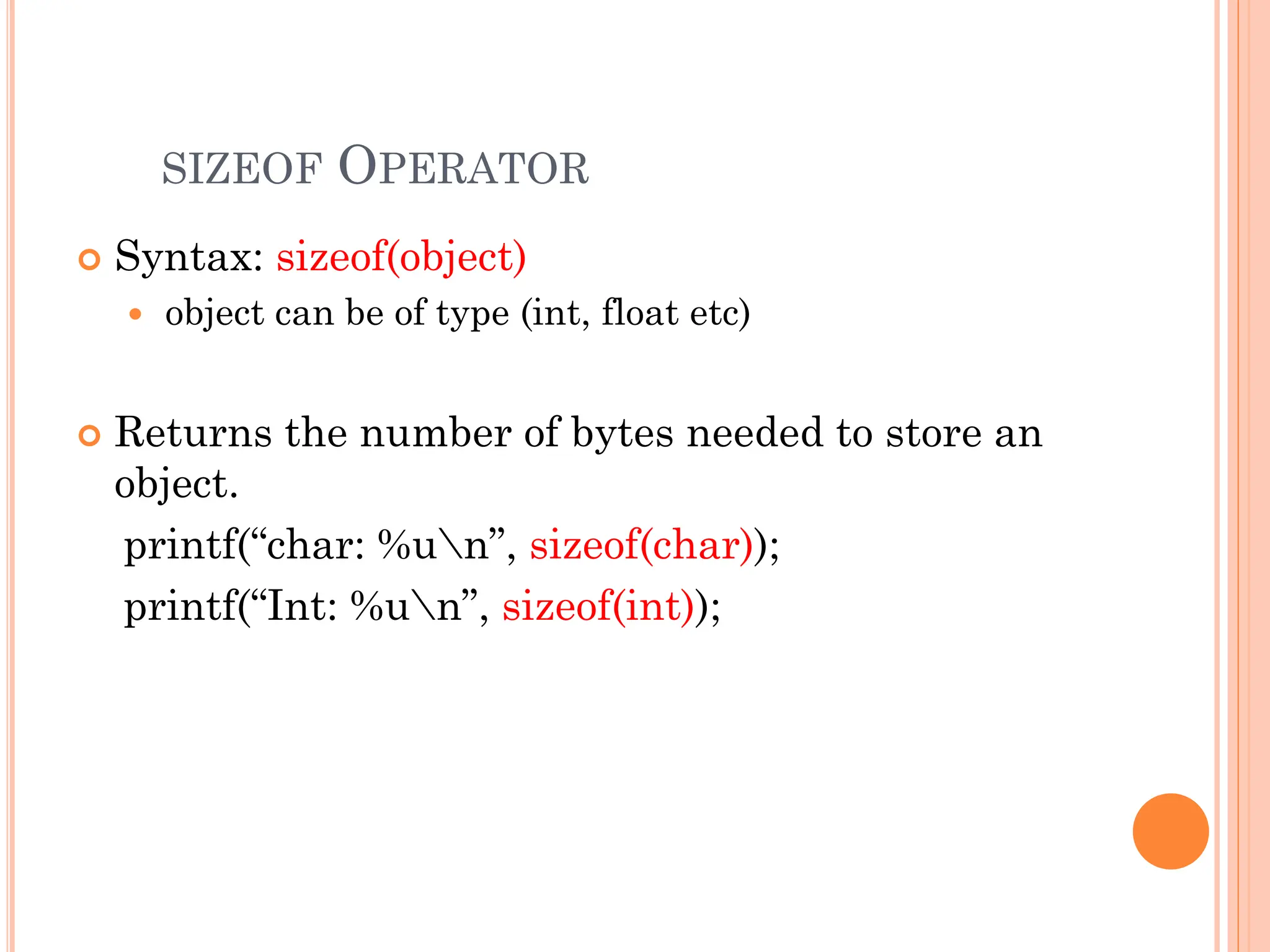 Control Flow Statements and Datatypes in C | PPT