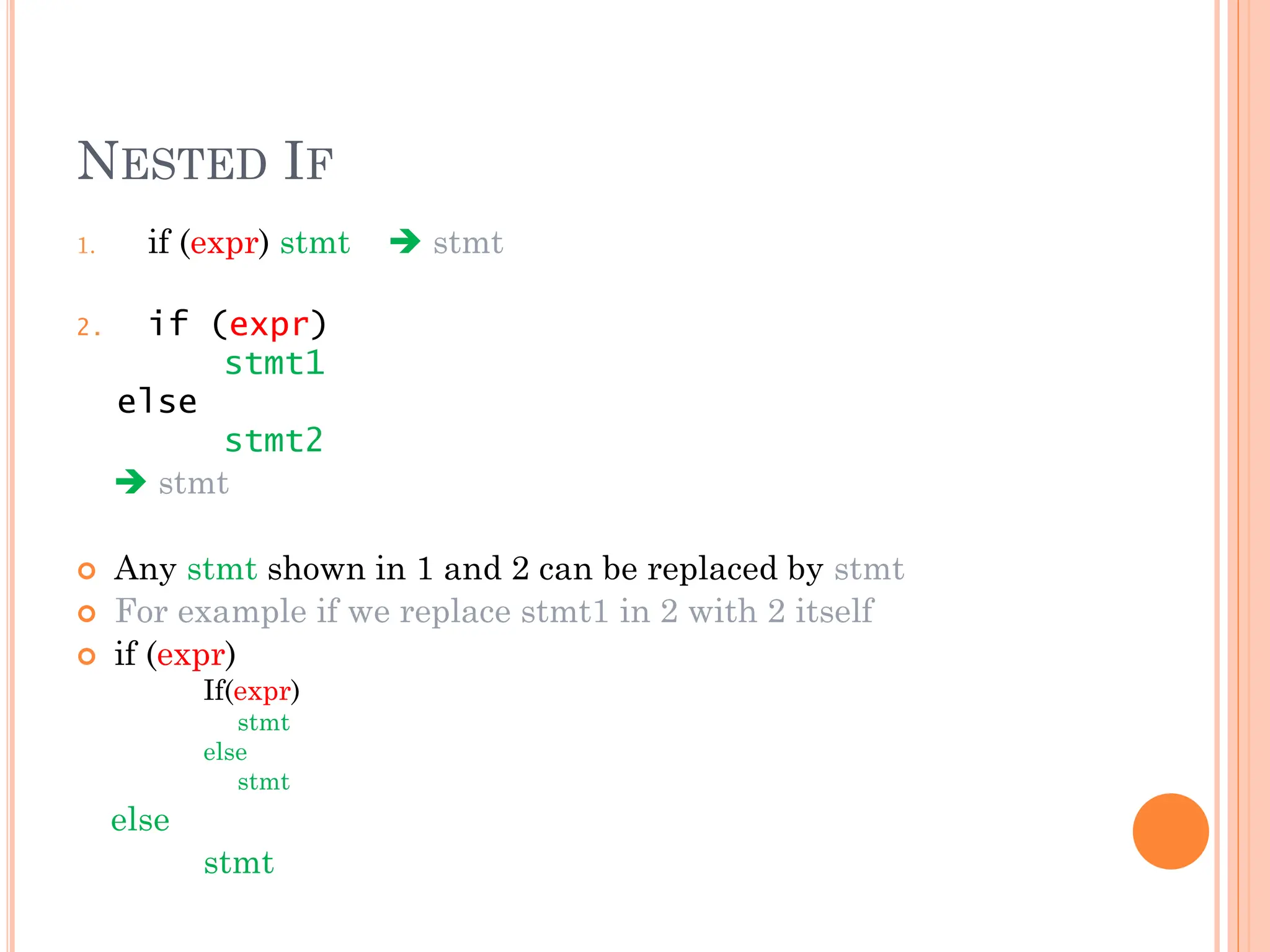 Control Flow Statements and Datatypes in C | PPT