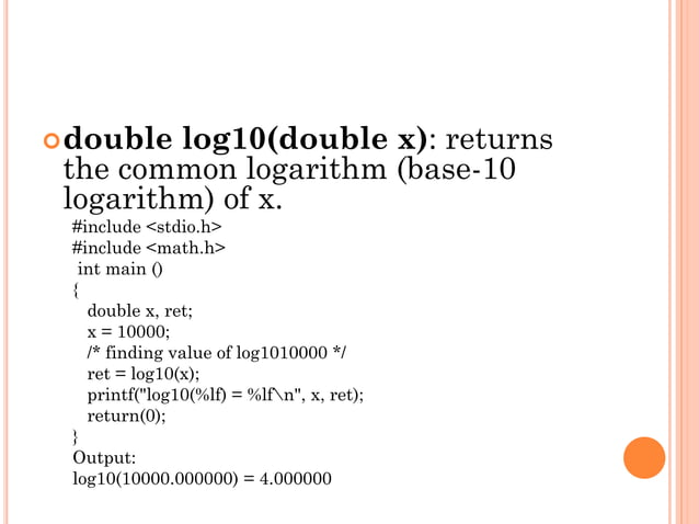 Control Flow Statements And Datatypes In C Ppt