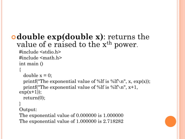 Control Flow Statements and Datatypes in C | PPT