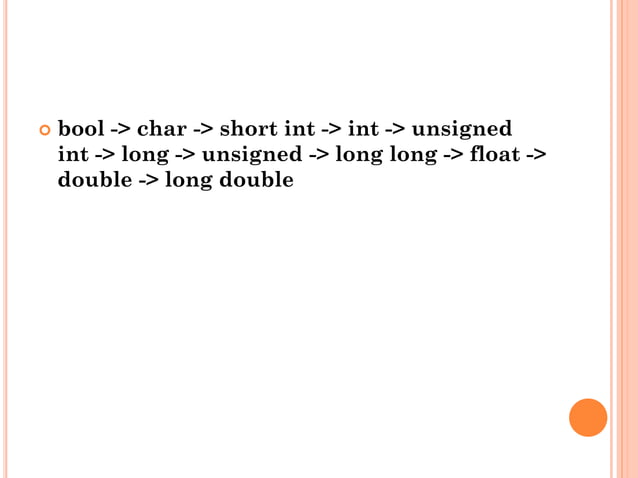 Control Flow Statements and Datatypes in C | PPT