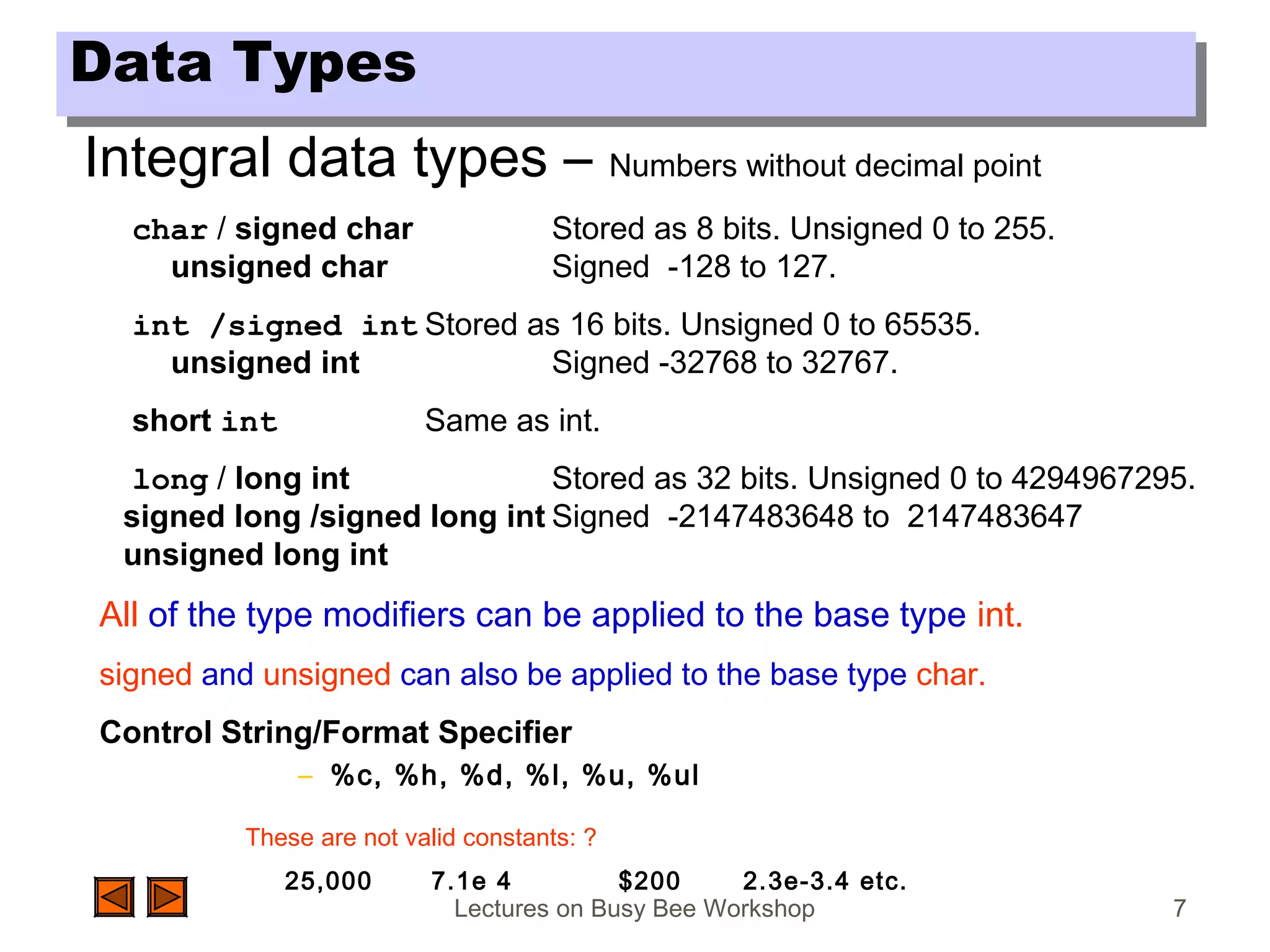 Data type in c | PPT