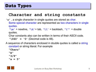 Data type in c | PPT