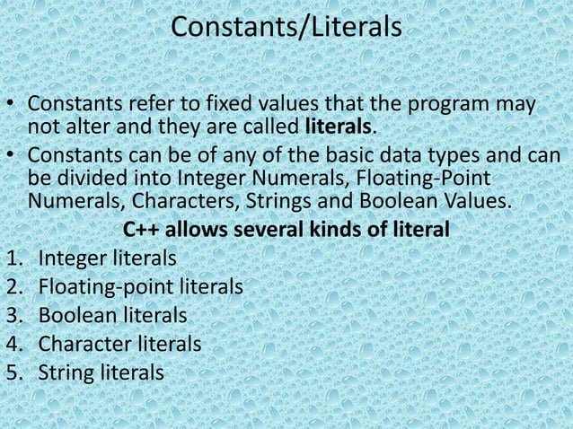 Datatype in c++ unit 3 -topic 2 | PPT