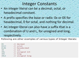 Datatype in c++ unit 3 -topic 2 | PPT