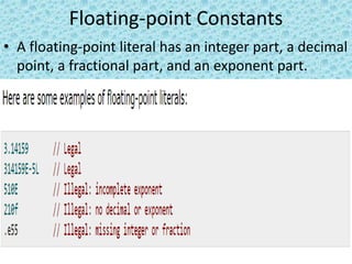 Datatype in c++ unit 3 -topic 2 | PPT