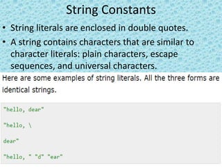 Datatype in c++ unit 3 -topic 2 | PPT