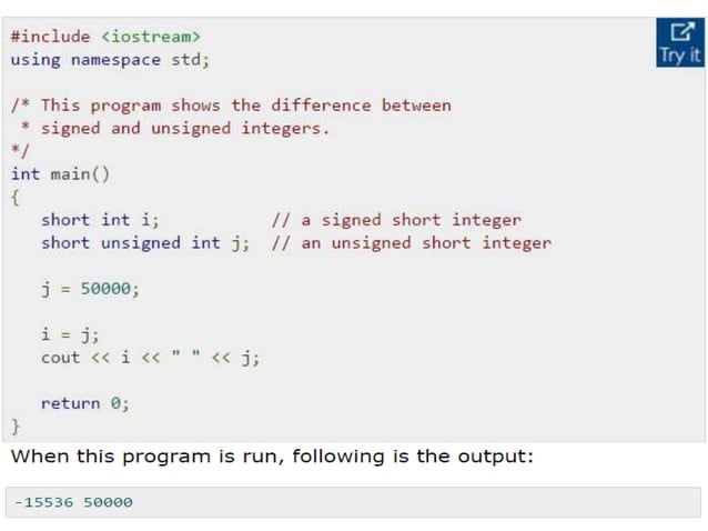 Datatype in c++ unit 3 -topic 2 | PPT