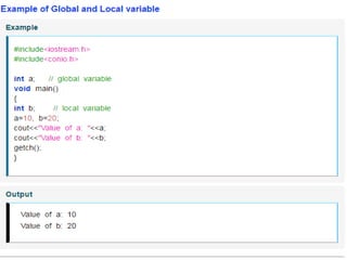Datatype in c++ unit 3 -topic 2 | PPT