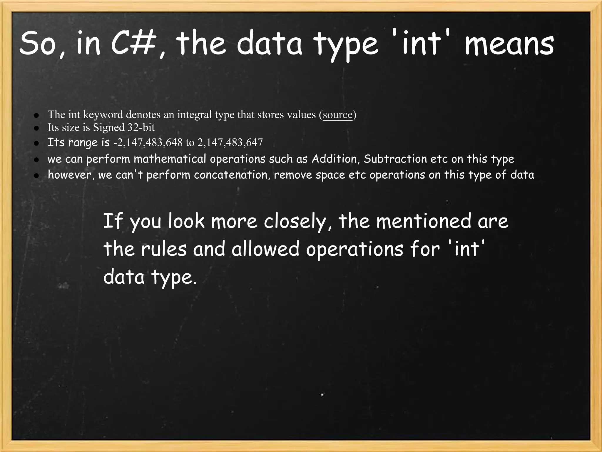 Data Types Ppt 8203