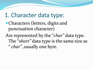Data types | PPTX