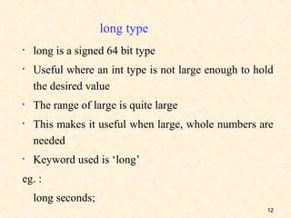 Data types | PPT | Programming Languages | Computing