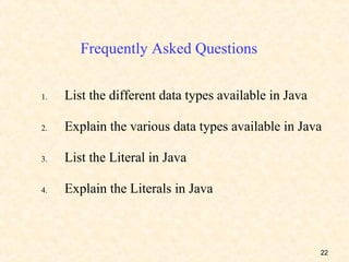 Data types | PPT