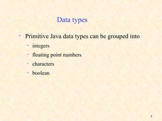 Data types | PPT | Programming Languages | Computing