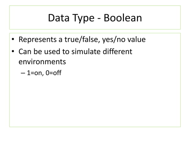 Data Types Ppt 7373