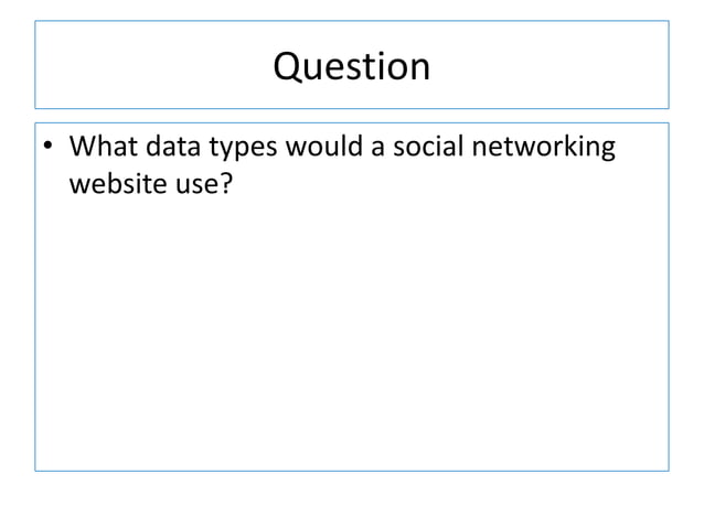 Data Types Ppt 2957