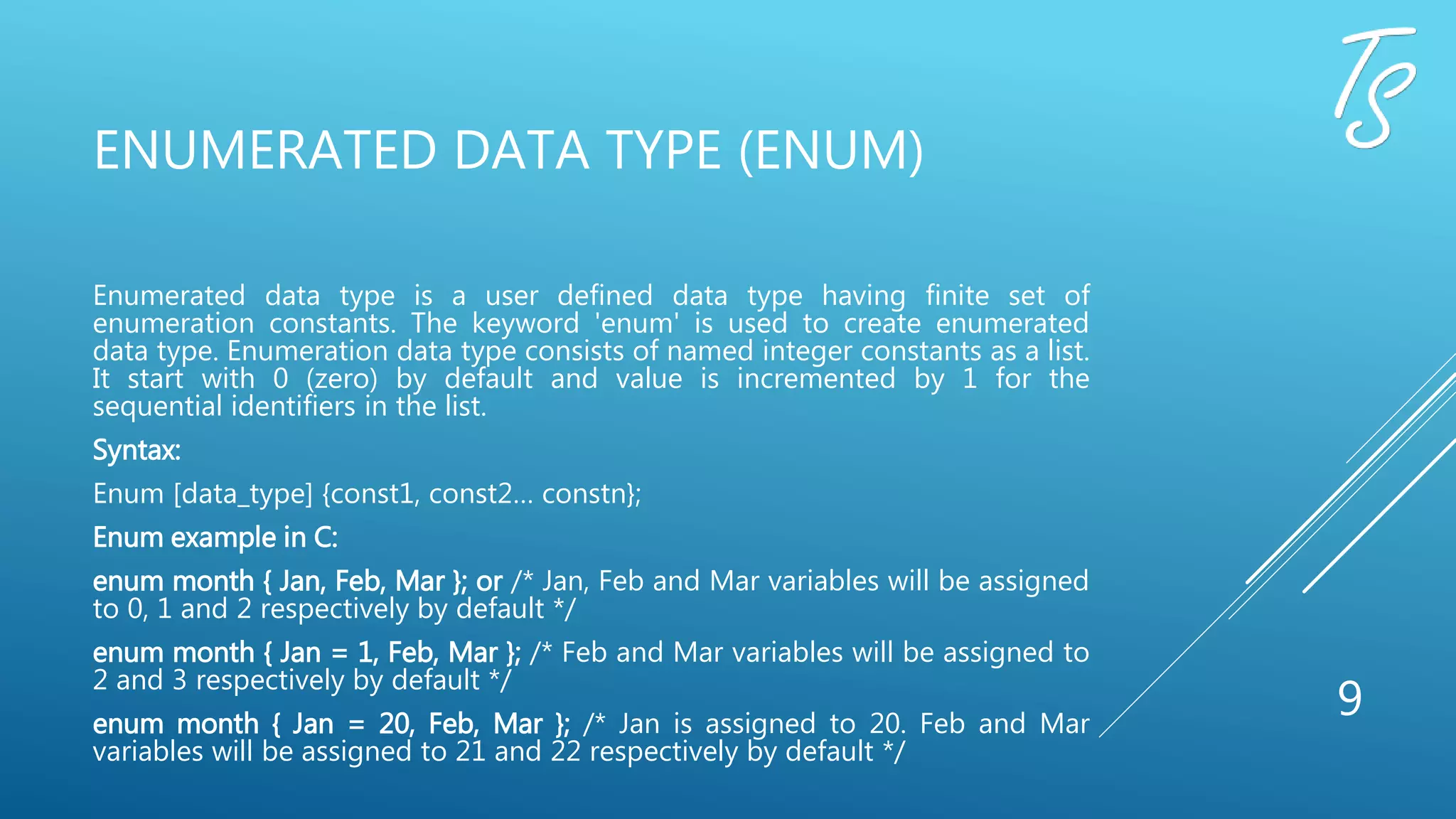 Data types in C | PPTX