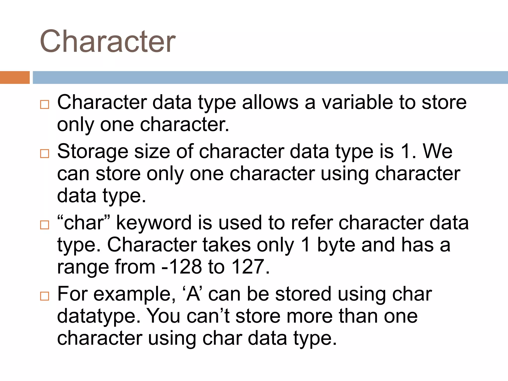 Data types | PPTX