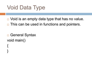 Data types | PPTX