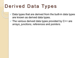 Data types | PPTX | Programming Languages | Computing