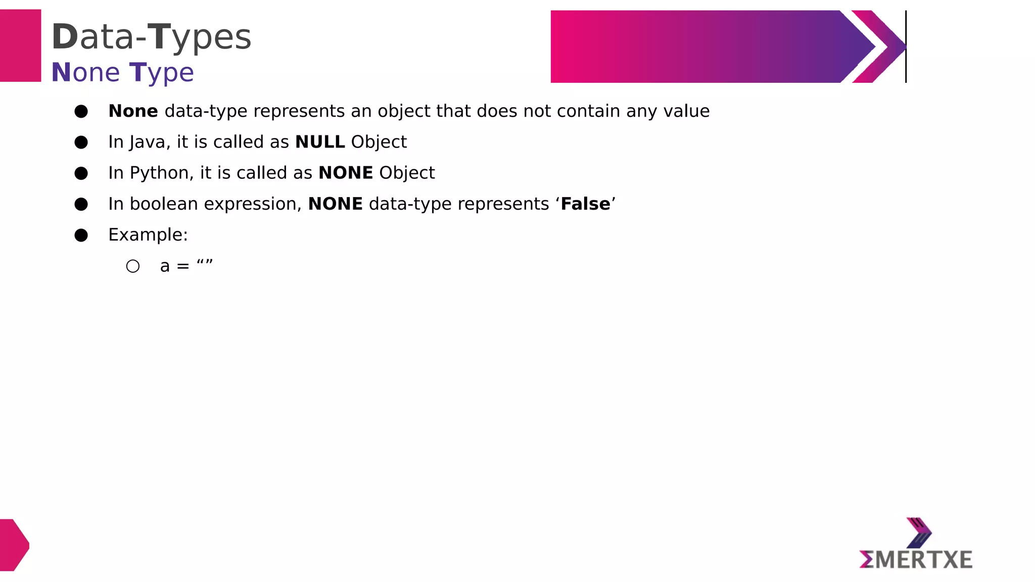 Python Data Types Ppt 