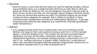 Four data types Data Scientist should know | PPTX