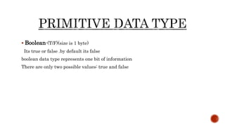 Data types | PPTX