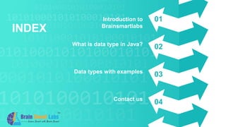 Data types - brainsmartlabs | PPT
