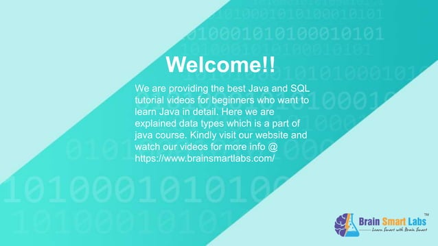 Data types - brainsmartlabs | PPT