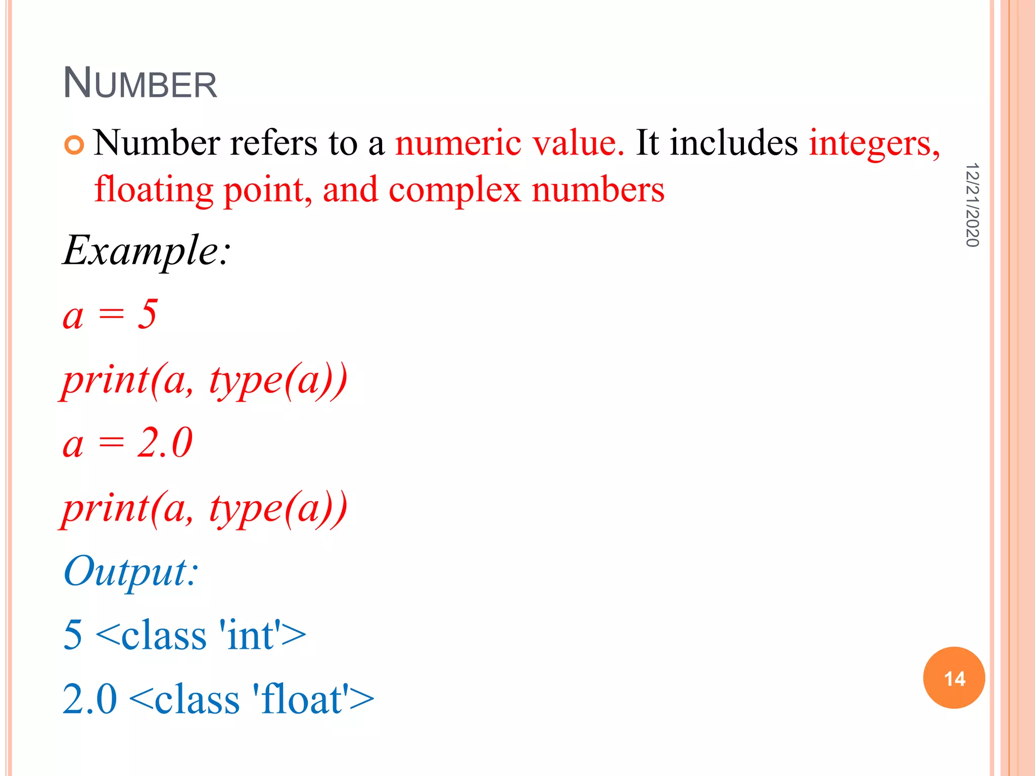 Datatypes Python Programming Ppt