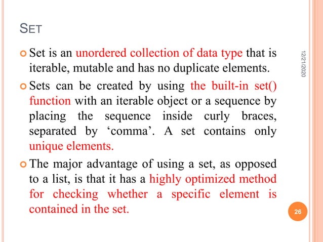 Datatypes Python Programming Ppt