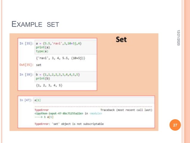 Datatypes Python Programming | Ppt