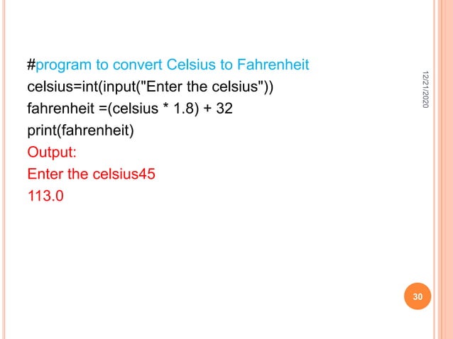 Datatypes Python Programming Ppt