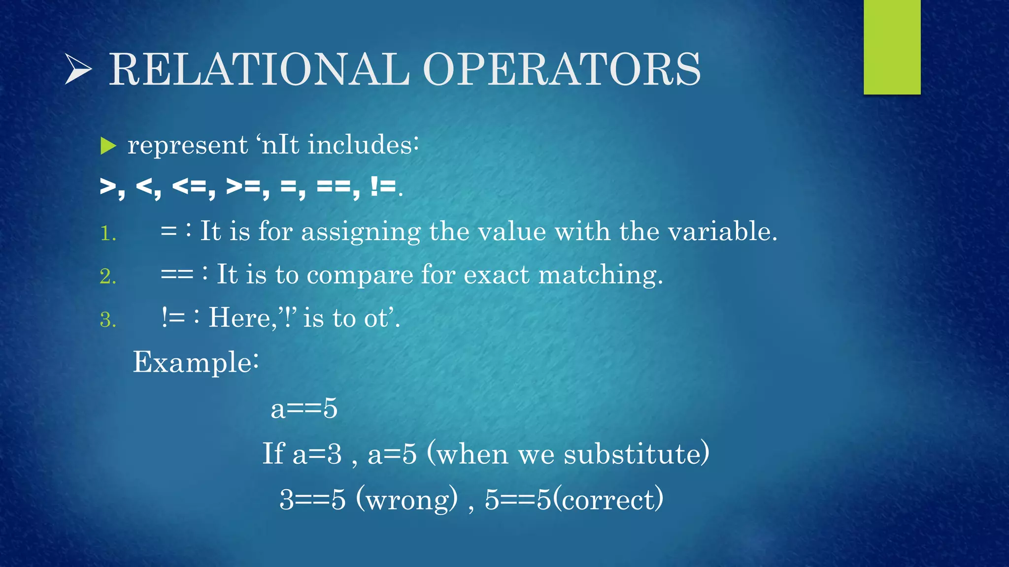 Data types and operators | PPTX | Programming Languages | Computing