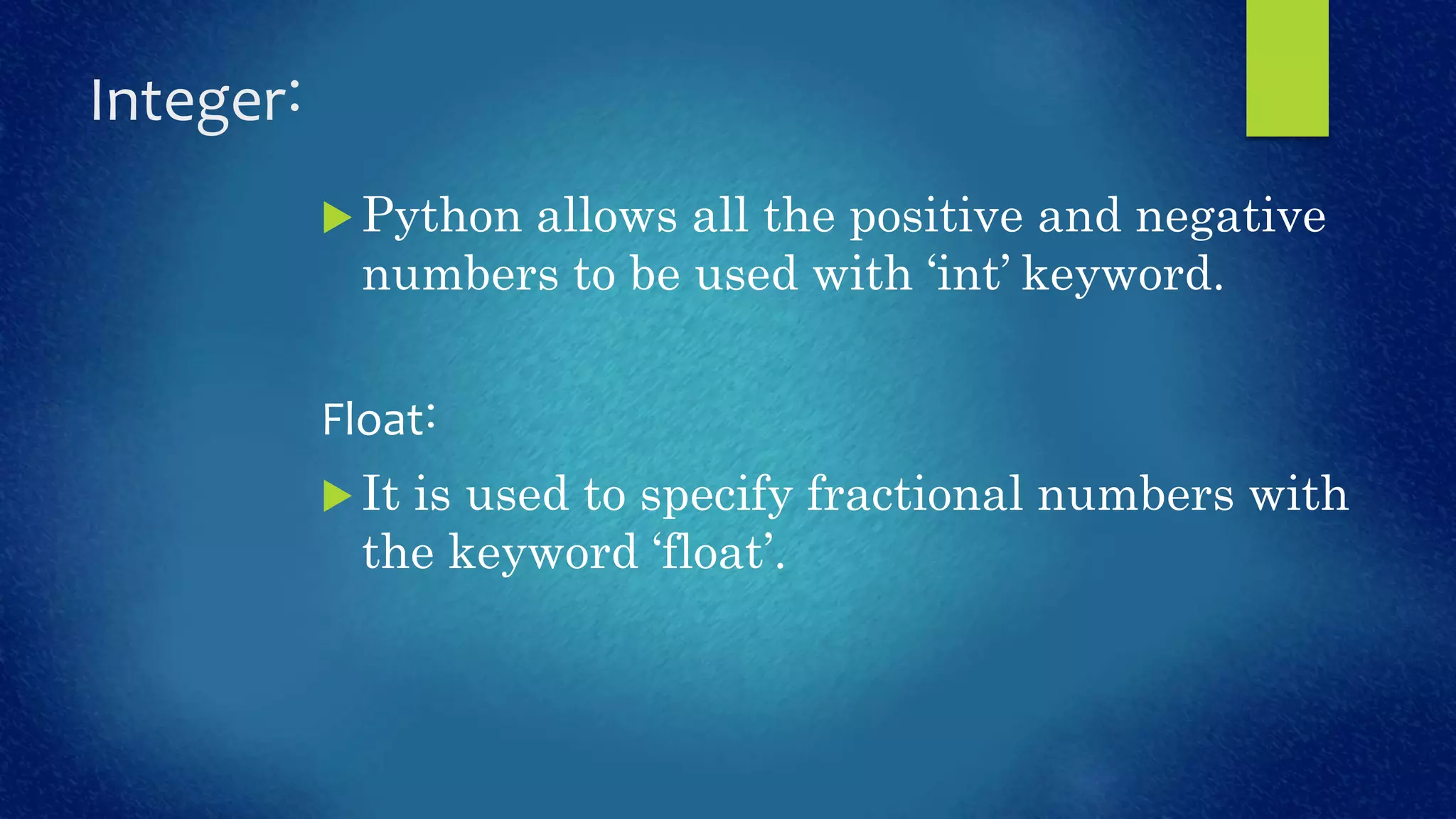 Data types and operators | PPTX | Programming Languages | Computing