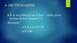 Data types and operators | PPTX | Programming Languages | Computing